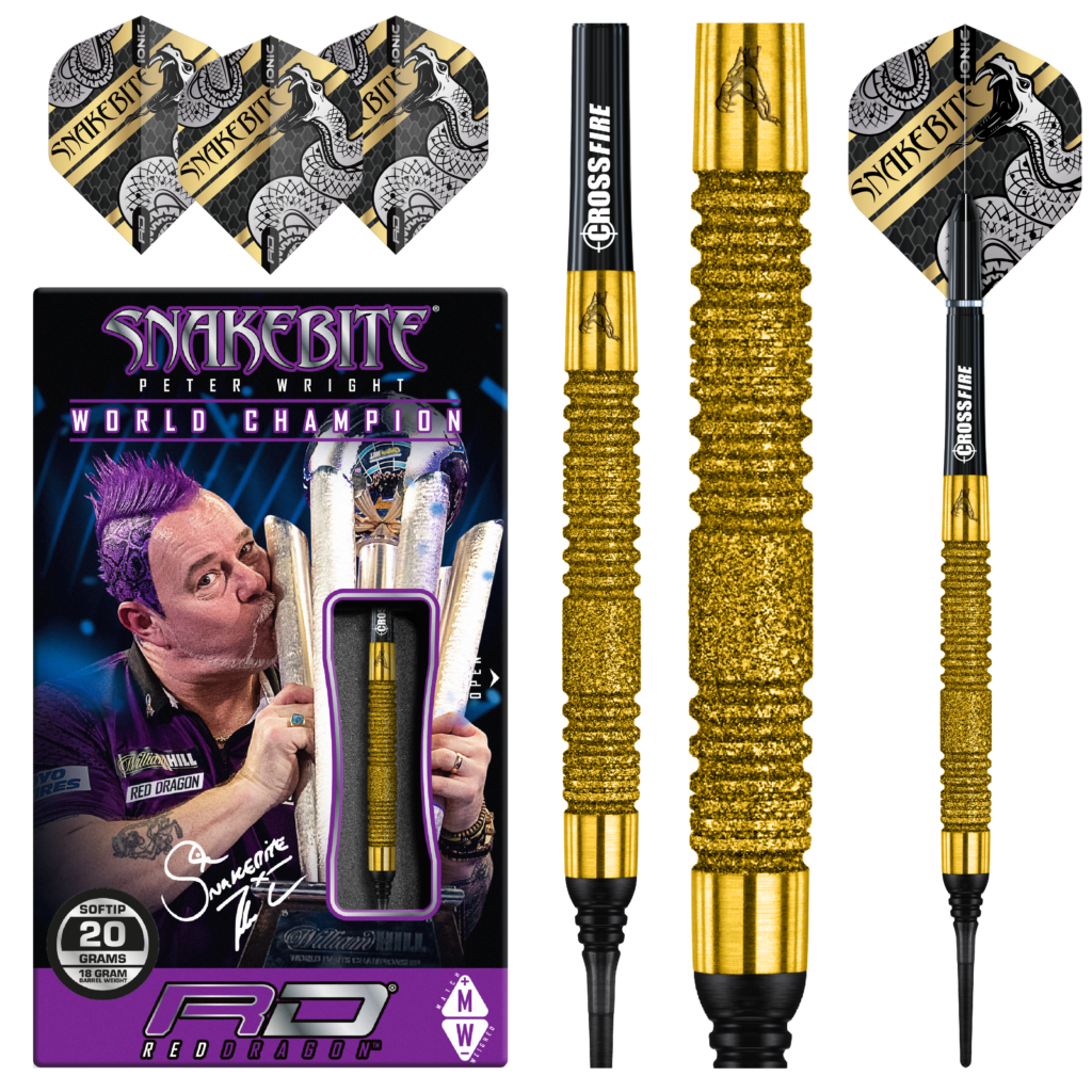 Peter Wright Euro Element Gold Softdart - dartshop-rostock.de