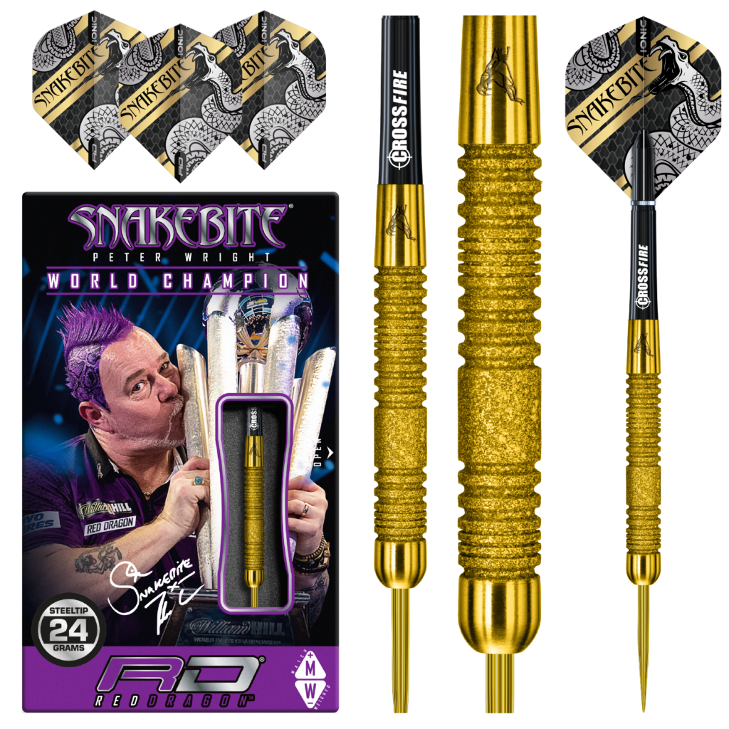 Peter Wright Euro Element Gold Steeldart - dartshop-rostock.de